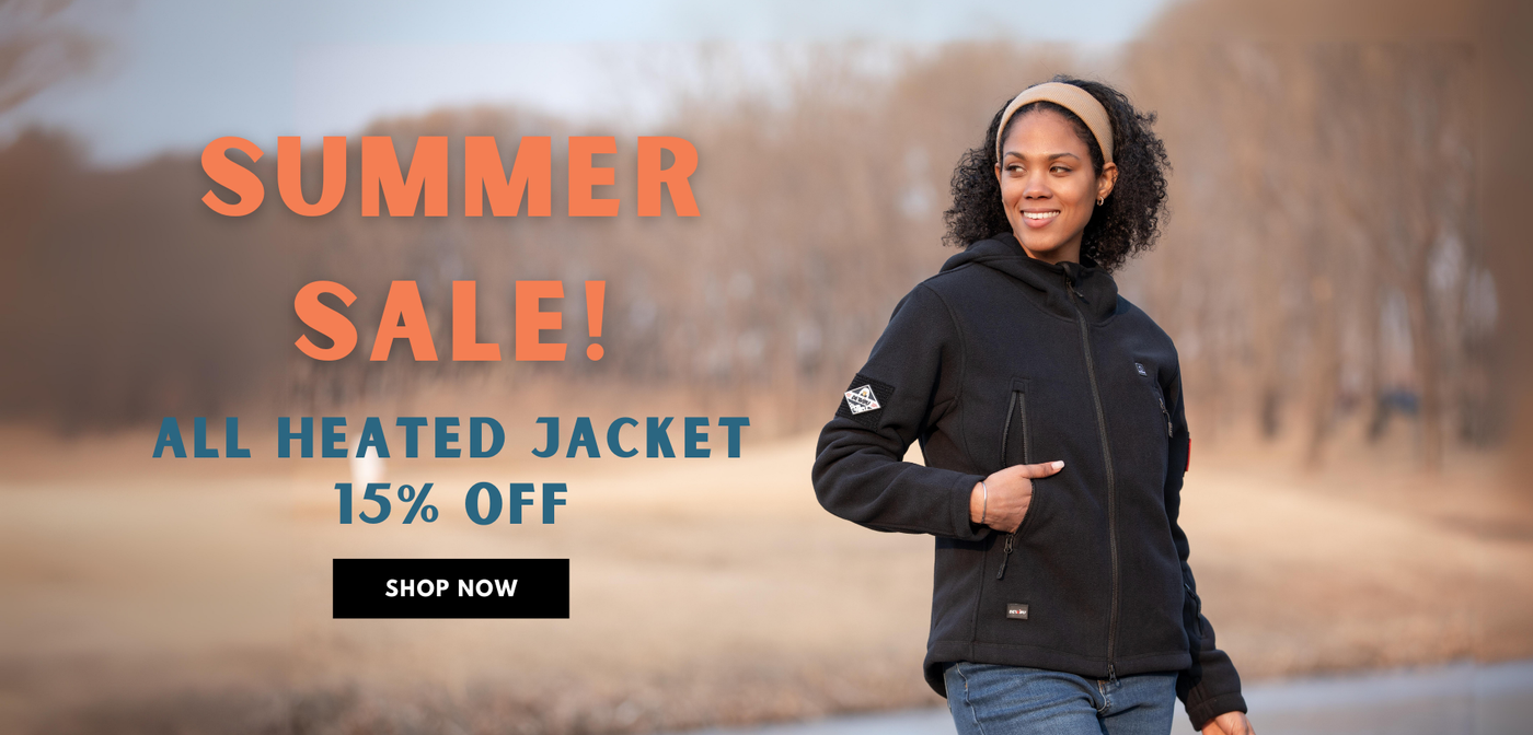 DEWBU Heated Jacket, Vest and Pants for Men Women